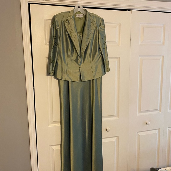 KM Collections by Milla Bell | Dresses | Sage Green Formal Long Dress ...